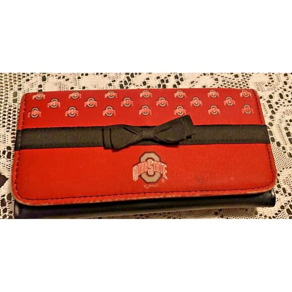 Accessories | Ohio State Buckeyes Leather Checkbook Wallet Vintage Osu ...